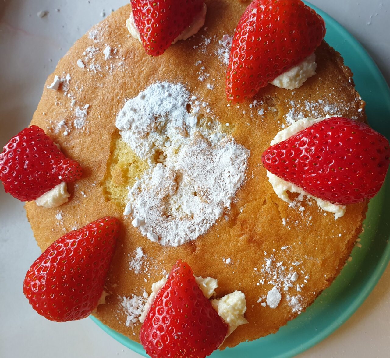Easy Victoria Sponge Cake Recipe - Mama Coops Kitchen UK - Simple ...