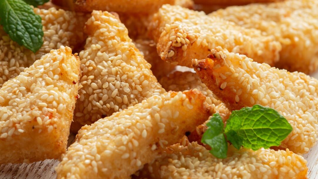 Sesame Prawn Toast Recipe - Mama Coops Kitchen UK